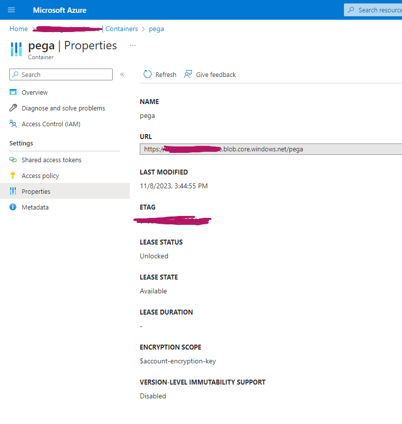 How to set up the Azure Repository in Pega Platform 8.8 | Support Center How to set up the Azure Repository in Pega Platform 8.8 | Support Center